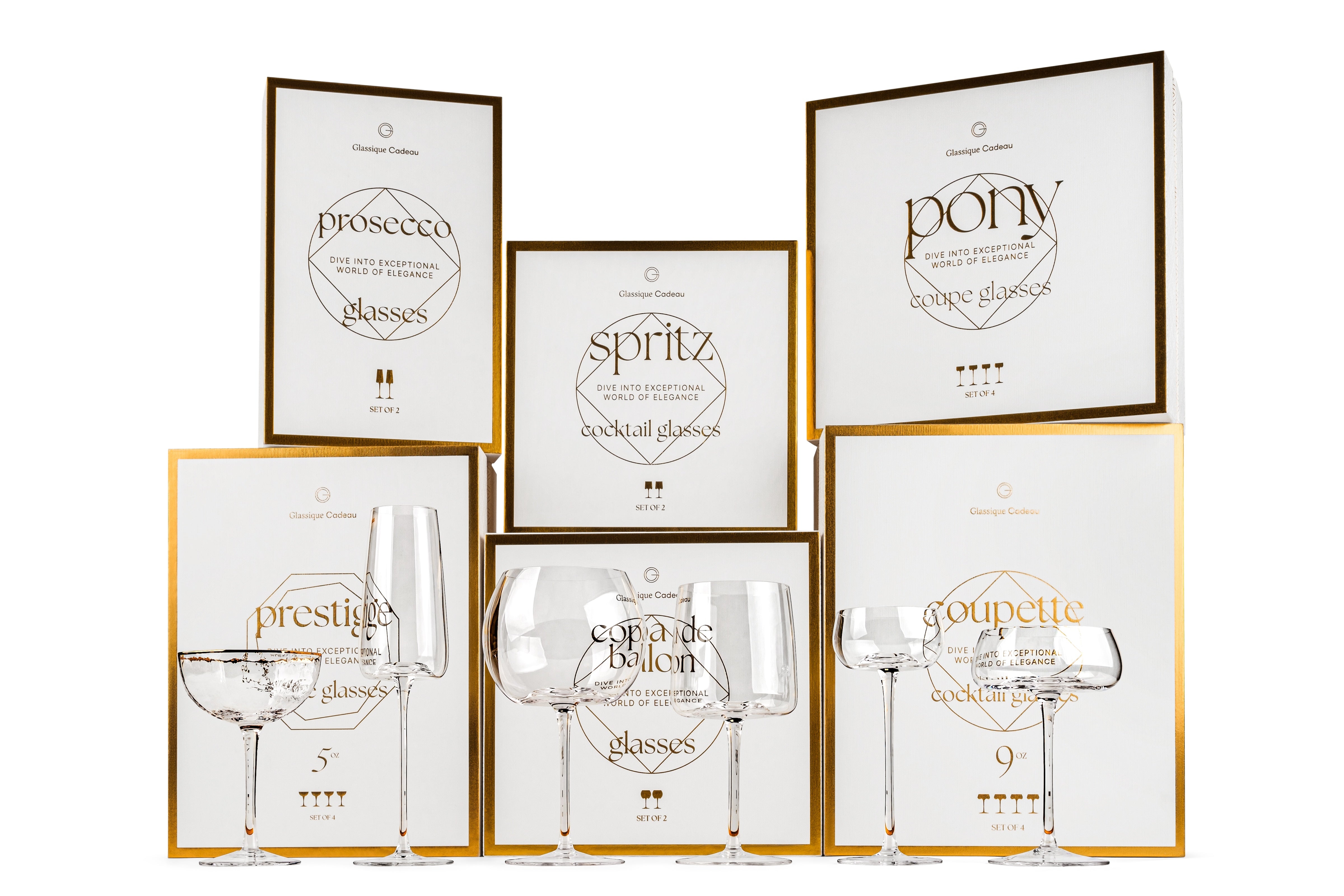 Golden Elegance Collection – Glassique Cadeau